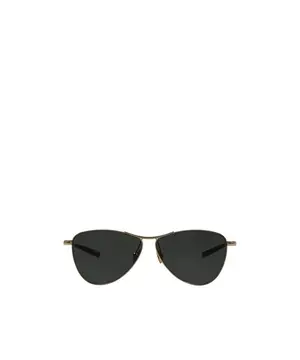 Saint Laurent Two-tone Aviator Sunglasses - Black