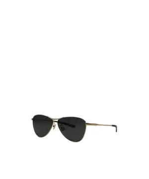 Saint Laurent Two-tone Aviator Sunglasses - Black