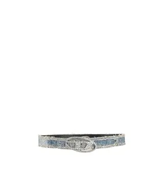 DIESEL® Two-tone Denim Belt - Blue