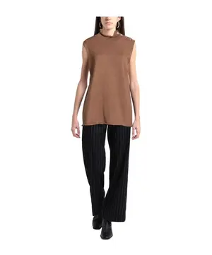 Max Mara Sleeveless Mock Neck Knit Top