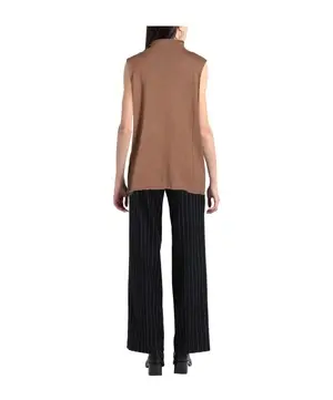 Max Mara Sleeveless Mock Neck Knit Top