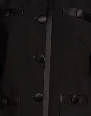 Dolce & Gabbana Crepe Jacket With Satin Trims