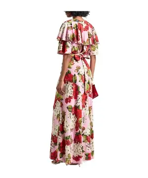 Dolce & Gabbana Floral Print Maxi Gown
