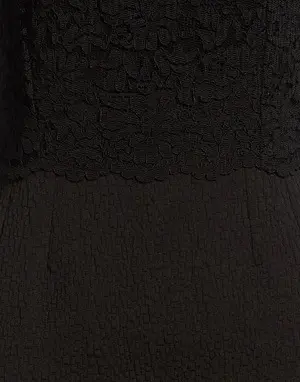 Dolce & Gabbana Sleeveless Lace Jacquard Dress
