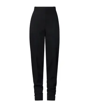 Jacquemus Tailored Cool Wool Trousers With Zip Cuffs - Black