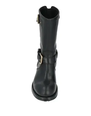 Dolce & Gabbana Leather Biker Ankle Boots