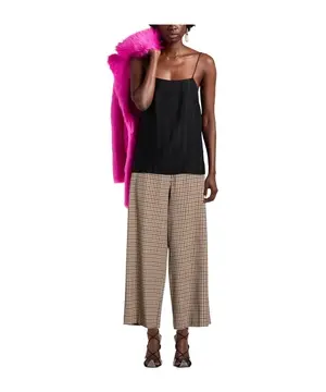 Max Mara Loose Plaid Pants