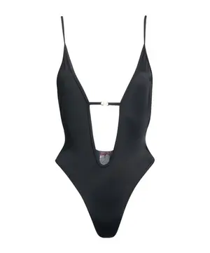 DIESEL® Minimalist Solid Color Swimsuit - Black