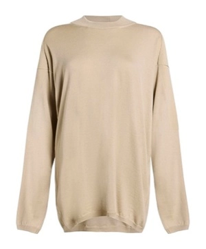 Rick Owens Solid-color Knitted Sweater - Beige