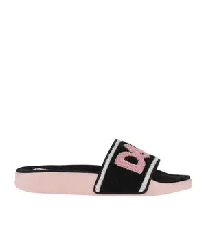 Dolce & Gabbana Bouclé Fabric Inner Slides