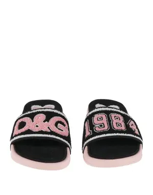Dolce & Gabbana Bouclé Fabric Inner Slides