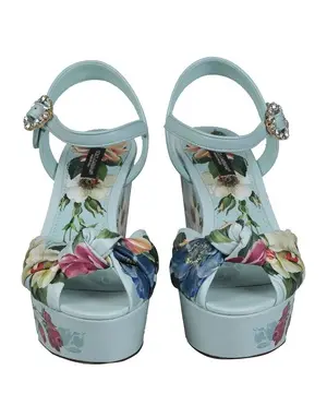 Dolce & Gabbana Minimalist Floral Sandals