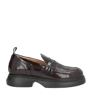 GANNI Solid Color Loafers