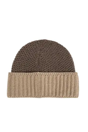 Moschino Patch Knit Hat