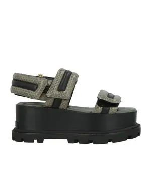 Tory Burch Snake Print One-strap Sandals