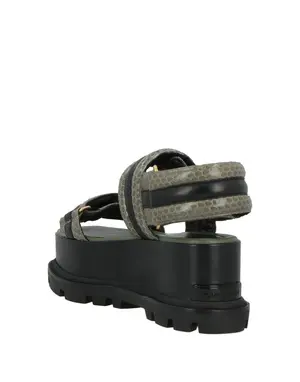 Tory Burch Snake Print One-strap Sandals