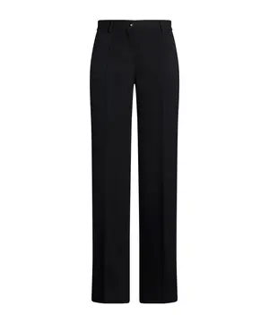 Dolce & Gabbana Wool Crepe Wide-leg Trousers