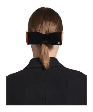 Balenciaga Velvet Hair Clip