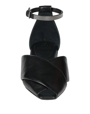 Brunello Cucinelli Solid-colored Leather Sandals