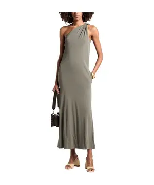 Max Mara One-shoulder Jersey Maxi Dress