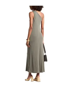 Max Mara One-shoulder Jersey Maxi Dress
