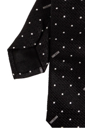 Moschino Jacquard Polka Dot Tie