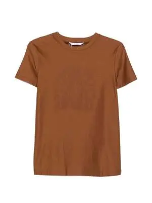 Max Mara Geometric Motif Short-sleeve T-shirt - Brown