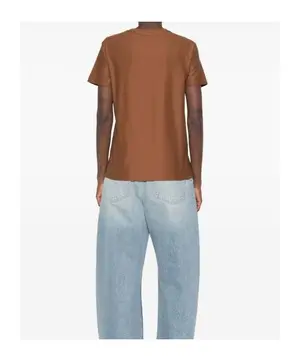 Max Mara Geometric Motif Short-sleeve T-shirt - Brown