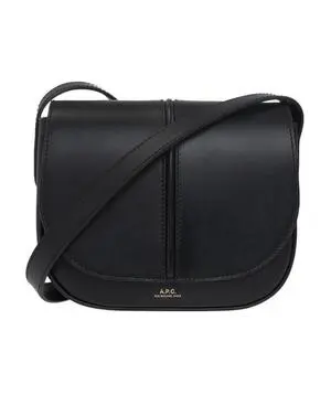 A.p.c. Betty Foldover Top Crossbody Bag - Black