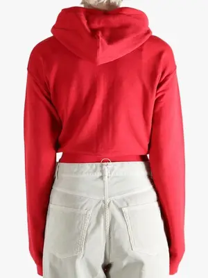 Auralee Zip-up Cropped Hooded Jacket