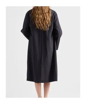 Prada Single-breasted Light Wool Coat