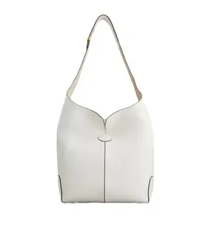 TOD'S Di Bag Folio Large Shoulder Bag - White