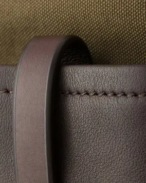 Prada Route Large Canvas And Leather Bag