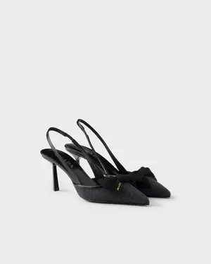 Prada Fabric Slingback Pumps