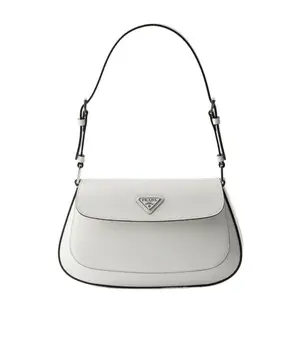 Prada Cleo Brushed Leather Shoulder Bag