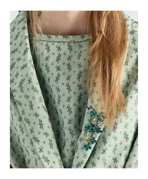 Prada Single-breasted Floral Jacquard Duchesse Coat
