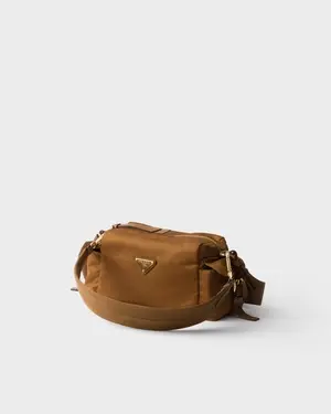 Prada Re-nylon And Leather Shoulder Bag
