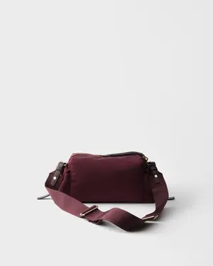 Prada Re-nylon And Leather Shoulder Bag