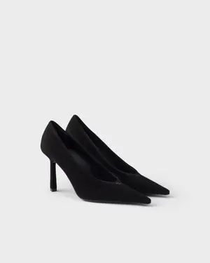Prada Suede Pointy-toe Pumps