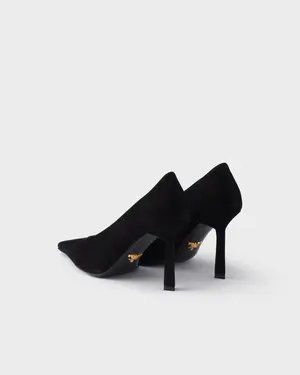 Prada Suede Pointy-toe Pumps
