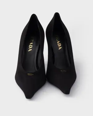 Prada Suede Pointy-toe Pumps