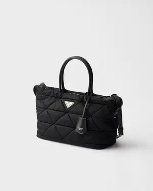 Prada Padded Re-nylon Medium Tote Bag