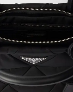 Prada Padded Re-nylon Medium Tote Bag