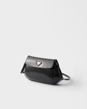 Prada Cleo Brushed Leather Shoulder Bag