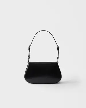 Prada Cleo Brushed Leather Shoulder Bag