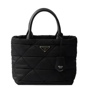 Prada Nappa Leather Double Handle Shoulder Bag