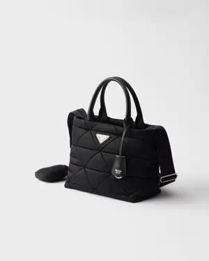 Prada Nappa Leather Double Handle Shoulder Bag