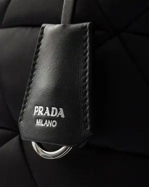 Prada Nappa Leather Double Handle Shoulder Bag