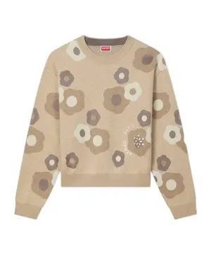 Kenzo Hana Dots Embroidered Crewneck Jumper - Nude