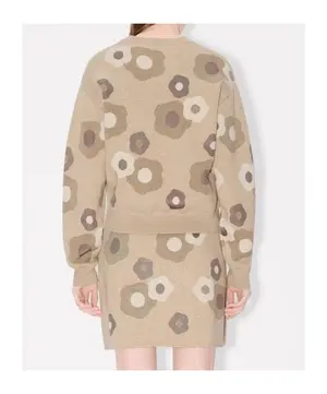 Kenzo Hana Dots Embroidered Crewneck Jumper - Nude